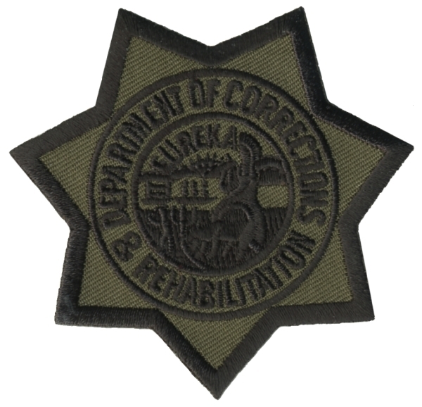 CDCR Subdued Cloth Badge