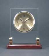 Rectangular Glass Desk Clock