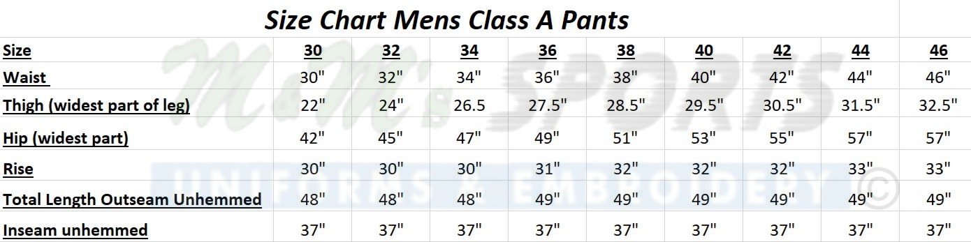 Men’s CDCR Class A Trousers - Flying Cross Police Uniform Class A Pants