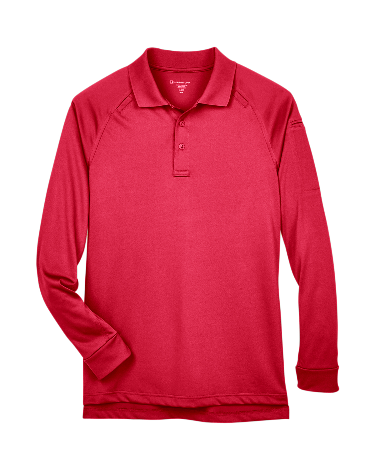 Red Long Sleeve Trainer Polo