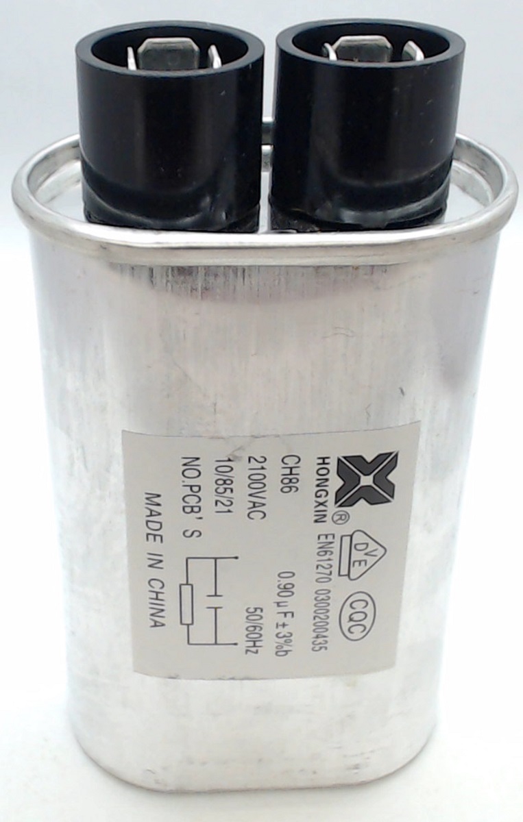 13QBP21090 - Microwave High Voltage Capacitor, 2100 vac, .90 mfd uf