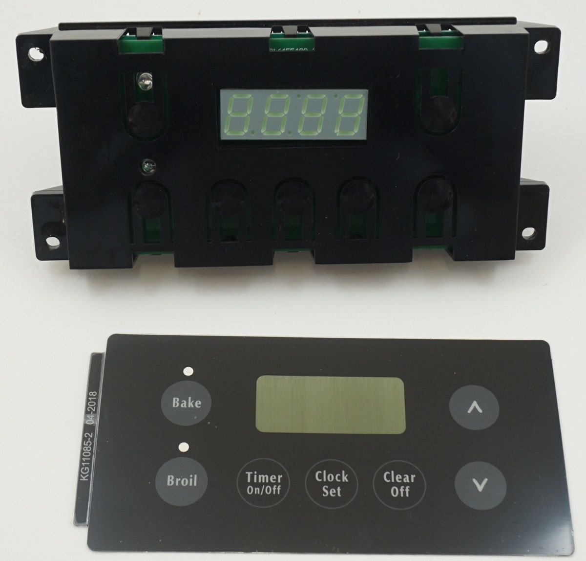 FGD400-729 - Range Control Board and Overlay Kit, Black, Clock/Timer