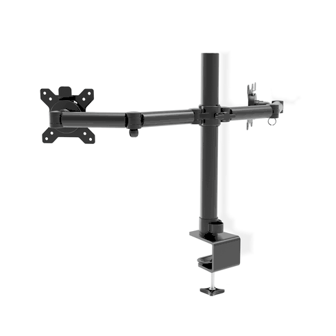 Dual Monitor Arm Vesa Mount post style - Black
