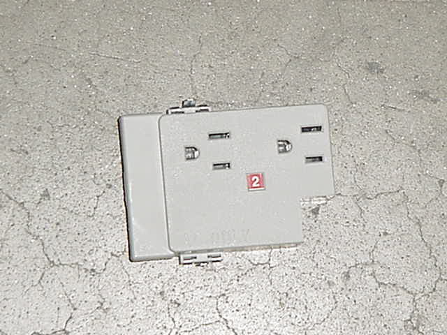 Haworth Powerbase Duplex Receptacles - Pkg. of 6 - USED