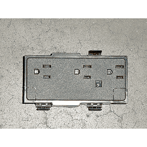 Haworth Premise Tri-plex Receptacles - Pkg. of 6