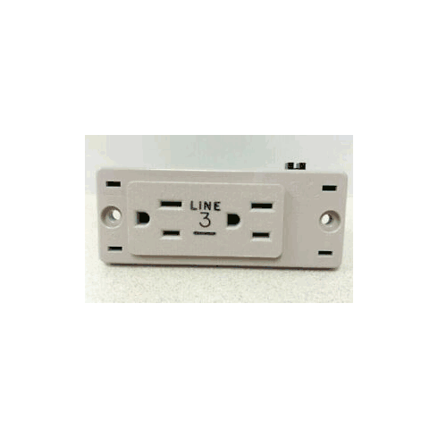 Steelcase Duplex Receptacle- Line 1/2/3 Pkg of 6 - USED