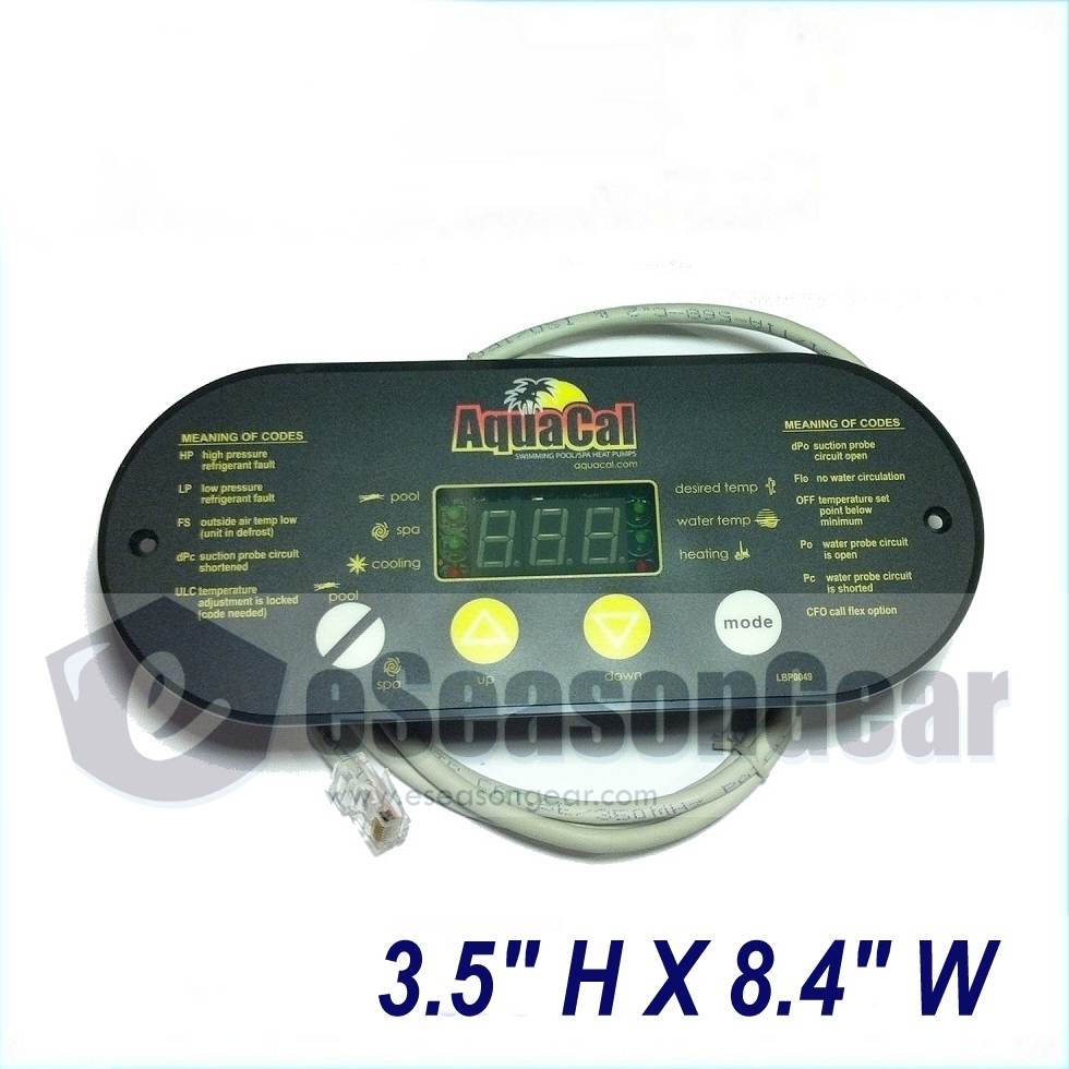AquaCal STA0062 Control Panel, Free Shipping!