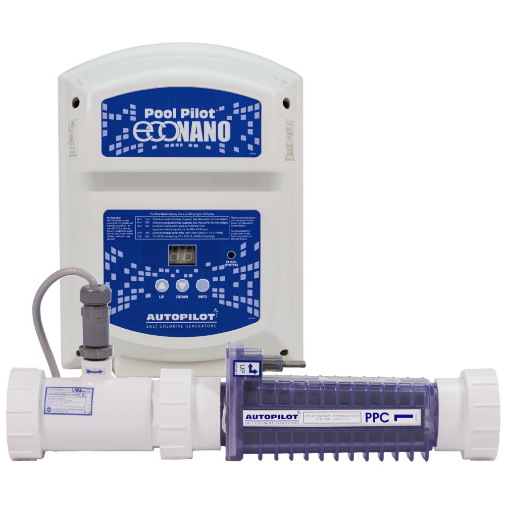 AutoPilot EN2 Pool Pilot Eco Nano Salt Water Chlorine System, Free ...