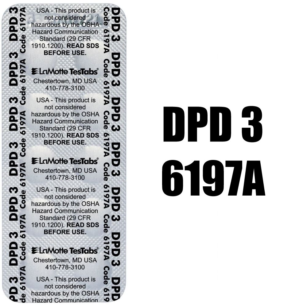 $13 LaMotte 6197A-J DPD 3 TesTabs, Free Shipping!