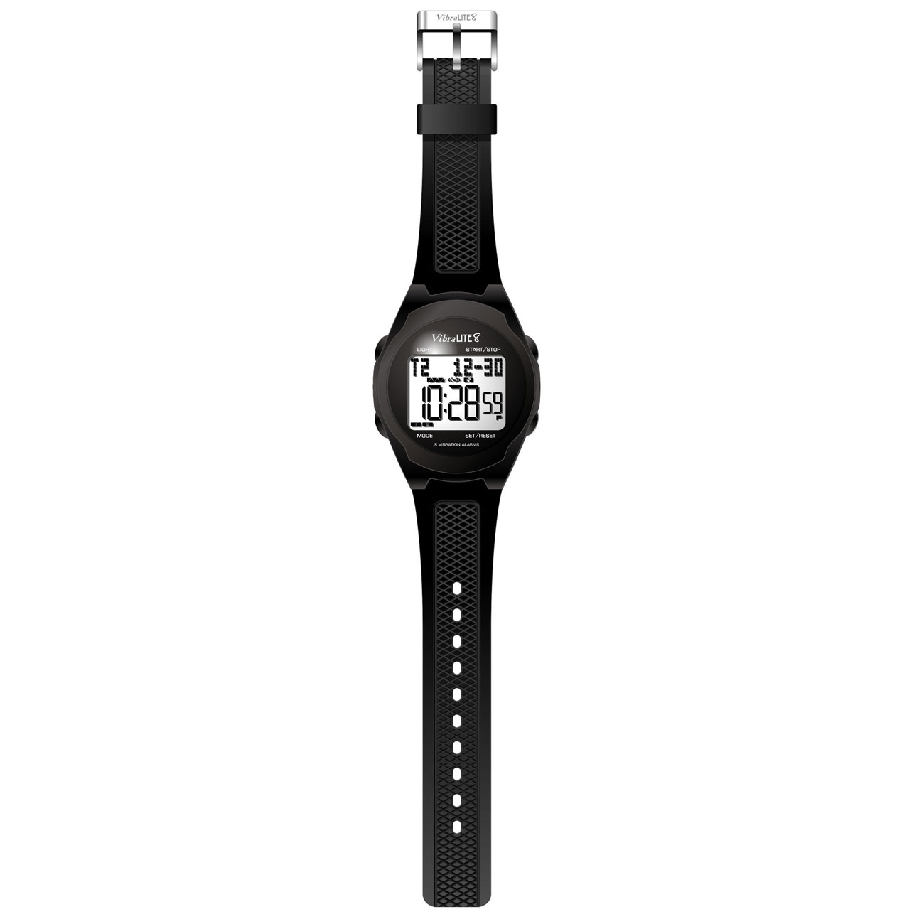 $89 VibraLITE 8 Watch, VL8F-SBK, Black, Free Shipping!