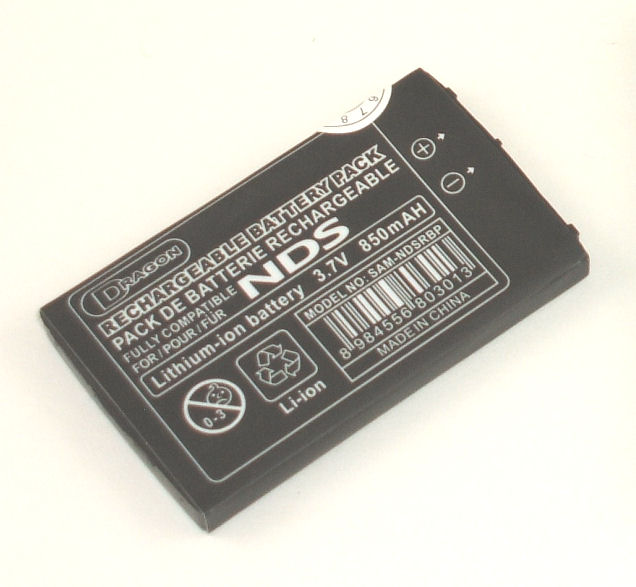 Nintendo DS Rechargeable Battery Pack NTR-003 850 mAH