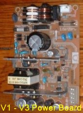 Power Supply Board, V1 - V3 Playstation 2