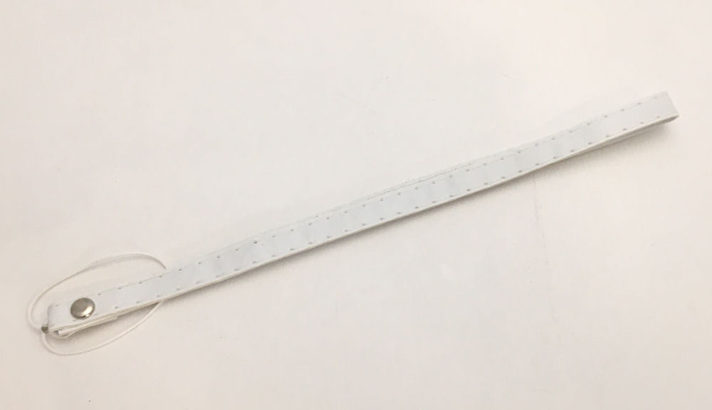 PSP White Leather Wrist Strap