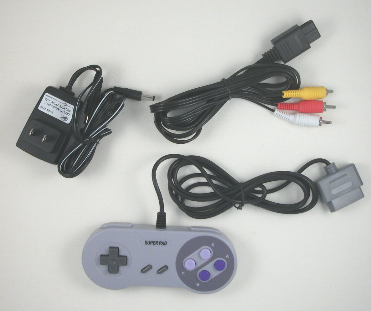 SNES Connection Kit - AC Adapter, Controller, AV Cable