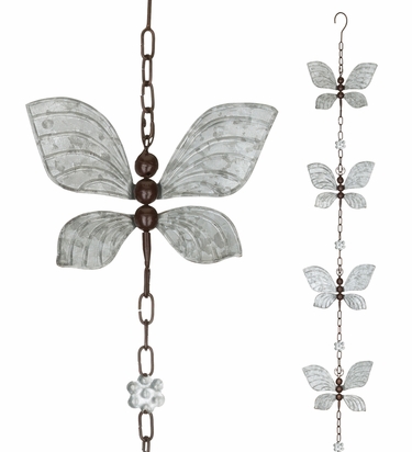 100" Butterfly Rain Chains (Set of 2) only $129.99 at Garden Fun