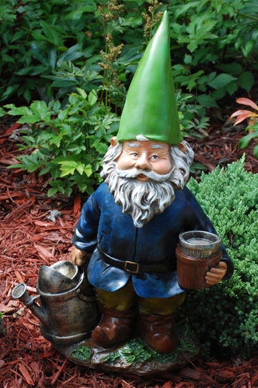 18" BobbleHead Watering Gnome only $36.99 at Garden Fun