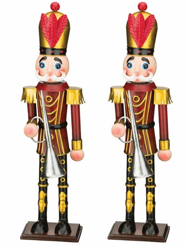 19" Red Toy Soldiers w/Horn (Set of 2) only $49.99 at Garden Fun