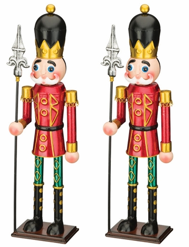 19" Red Toy Soldiers w/Spear (Set of 2) only $59.99 at Garden Fun