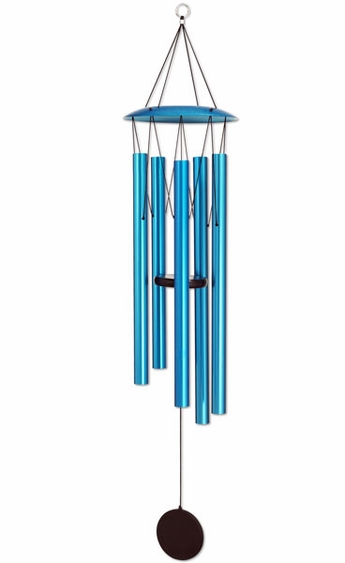 55" Blue Wind Chime – GardenFun