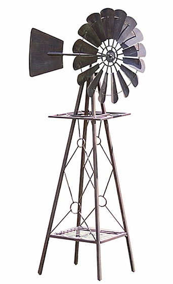 68" Rustic Windmill only $245.95 at Garden Fun
