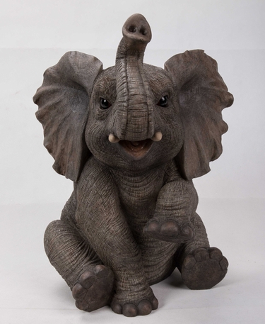 Baby Elephant Statue "Ultra-Realistic" only $139.95 at Garden Fun