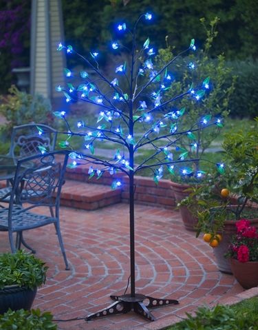 Blue LED Cherry Blossom Tree | GardenFun