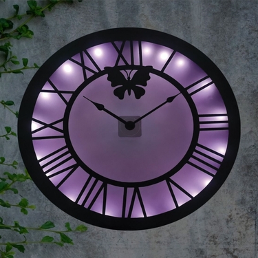 Butterfly Solar Clock only $145.99 at Garden Fun