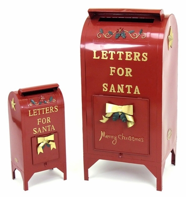 Christmas Santa Mailboxes (Set of 2) only $169.99 at Garden Fun