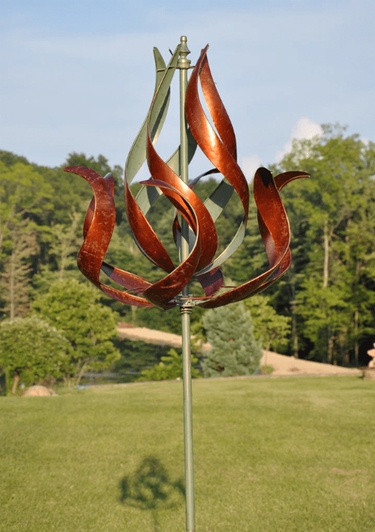 Copper Verde Flame Wind Spinner only $229.99 at Garden Fun