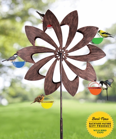 Ferris Wheel Bird Feeder - Bronze Pinwheel only $129.99 at Garden Fun