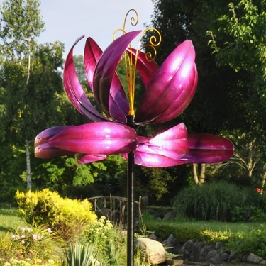 Purple Floral Wind Spinner only $187.99 at Garden Fun