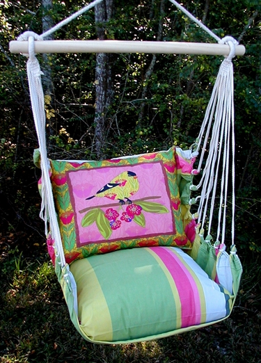 Fresh Lime Ladybird Hammock Chair Swing Set only $149.99 at Garden Fun