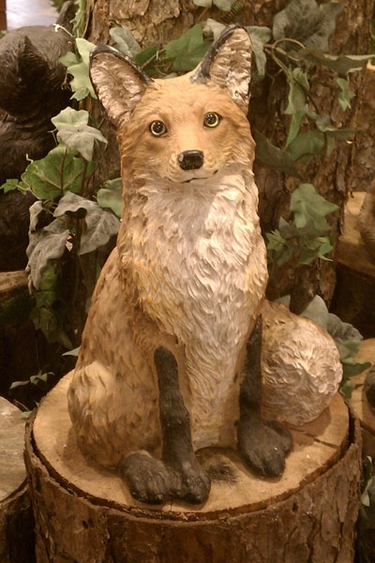 Fox Garden Statue | Fox Garden Sculpture | GardenFun