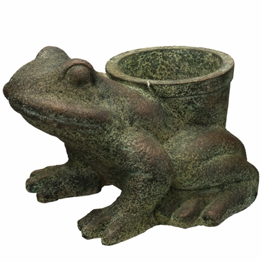 Outdoor Frog Planter | Frog Flower Pots | GardenFun