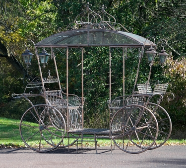 Large Cinderella Carriage Stand - Bronze only $5,499.99 at Garden Fun