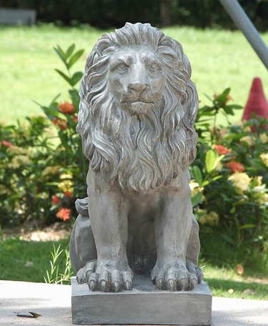 Lion Sitting Statue only $149.95 at Garden Fun