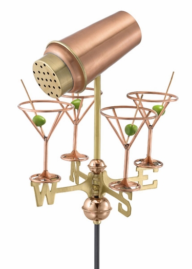 Martini Weathervane only $154.00 at Garden Fun