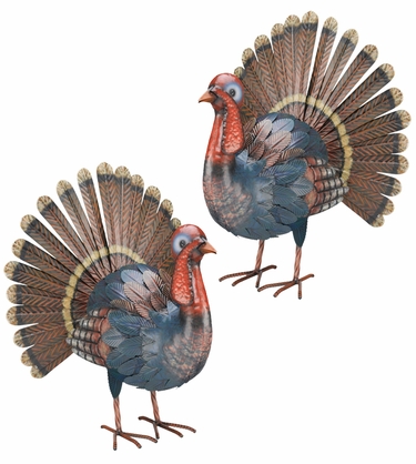 Metal Turkey Decoration | Turkey Decor | GardenFun