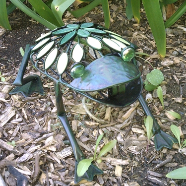 Mosaic Frog Decor only $34.99 at Garden Fun