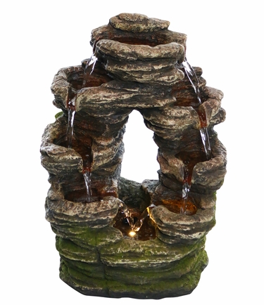 Rainforest Rock Tabletop Fountain only $89.99 at Garden Fun