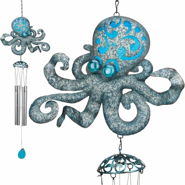 Seaside Octopus Chimes (Set of 2) only $42.50 at Garden Fun
