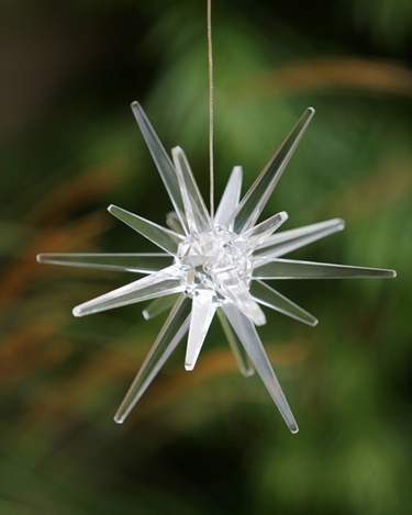 Solar Hanging LED Star - White Light only $23.99 at Garden Fun