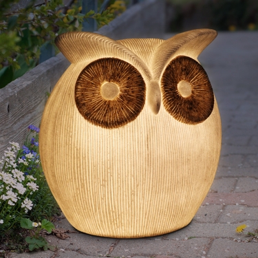 Solar Owl Glowing Garden Light only $68.95 at Garden Fun