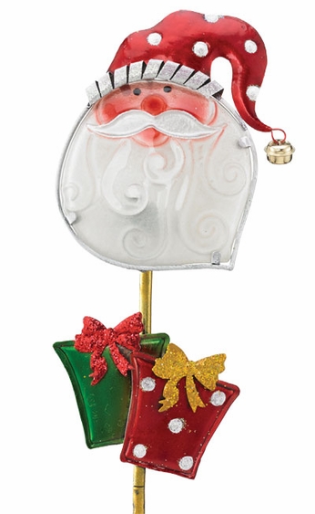 Solar Santa Garden Stake – GardenFun.com
