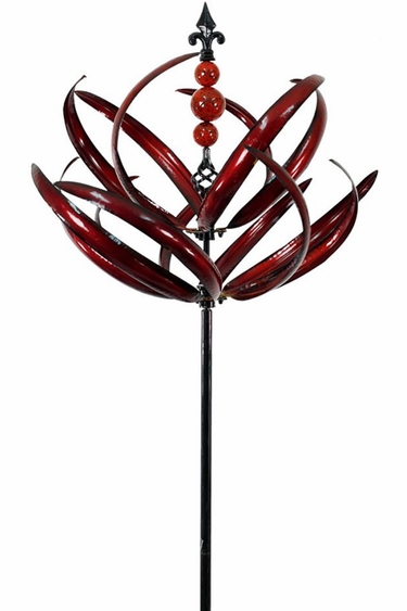Spring Reeds Wind Spinner - Red only $179.99 at Garden Fun