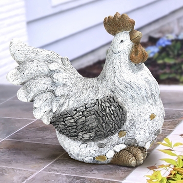 Stone Art Chicken Statue only $59.99 at Garden Fun