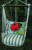 Black Ladybug Garden Hammock Chair Swing - GardenFun.com