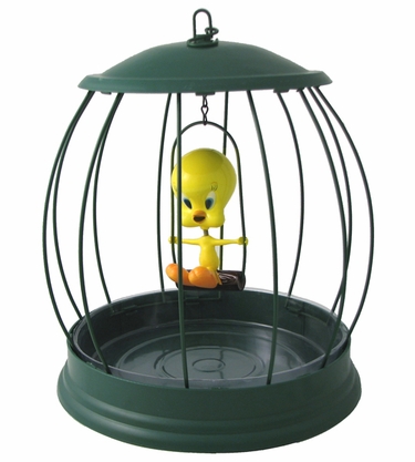 Tweety Bird in a Cage Bird Feeder only $29.99 at Garden Fun