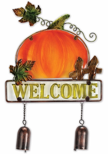 Welcome Pumpkin Sign only $18.99 at Garden Fun