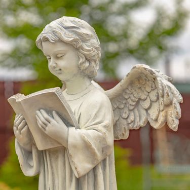 Baby Angel Praying Statue